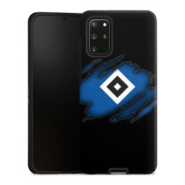 DeinDesign Galaxy S20 Plus Handy Panzer Handyh&uuml;lle robuste Outdoor H&uuml;lle Schutzh&uuml;lle matt Official Licensed Product Hsv Hamburger Sv Tough Case