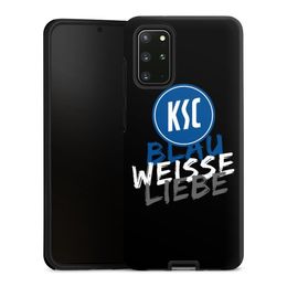 DeinDesign Galaxy S20 Plus Handy Panzer Handyh&uuml;lle robuste Outdoor H&uuml;lle Schutzh&uuml;lle matt Ksc Karlsruher Sc Official Licensed Product Tough Case