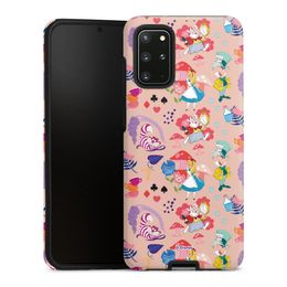 DeinDesign Galaxy S20 Plus Handy Panzer Handyh&uuml;lle robuste Outdoor H&uuml;lle Schutzh&uuml;lle matt Alice In Wonderland Muster Disney Tough Case