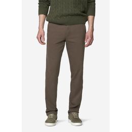 MEYER Herren Chinos "Oslo 2-3616", braun, Gr. 52, unifarben, 98% Baumwolle, 2% Elasthan, Hosen, mit Dehnbund