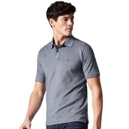 Casamoda Herren Poloshirt "Casamoda Polo-Shirt uni", blau, Gr. L, 95% Baumwolle, 5% Elasthan, Shirts