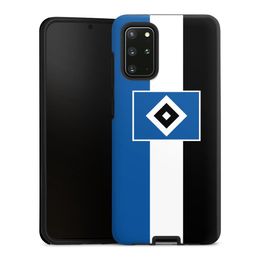 DeinDesign Galaxy S20 Plus Handy Panzer Handyh&uuml;lle robuste Outdoor H&uuml;lle Schutzh&uuml;lle matt Stripes Hamburger Sv Hsv Tough Case