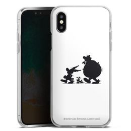 DeinDesign iPhone X Handy Silikon H&uuml;lle Case transparent Handyh&uuml;lle Official Licensed Product Obelix Asterix Silikon Case