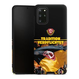 DeinDesign Galaxy S20 Plus Handy Panzer Handyh&uuml;lle robuste Outdoor H&uuml;lle Schutzh&uuml;lle matt Sgd Sg Dynamo Dresden Merchandise Tough Case