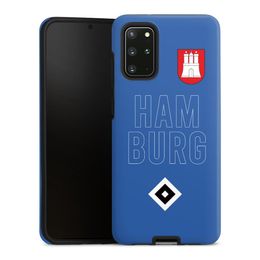 DeinDesign Galaxy S20 Plus Handy Panzer Handyh&uuml;lle robuste Outdoor H&uuml;lle Schutzh&uuml;lle matt Official Licensed Product Hamburg Hamburger Sv Tough Case