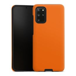 DeinDesign Galaxy S20 Plus Handy Panzer Handyh&uuml;lle robuste Outdoor H&uuml;lle Schutzh&uuml;lle matt Orange Unicoloured Colour Tough Case