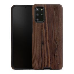 DeinDesign Galaxy S20 Plus Handy Panzer Handyh&uuml;lle robuste Outdoor H&uuml;lle Schutzh&uuml;lle matt Wooden Look Wood Nut Tree Tough Case