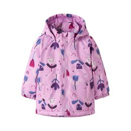 name it Jacke 'NMFMAXI' M&auml;dchen Gr&ouml;&szlig;e 98 navy / dunkellila / hellpink / wei&szlig;