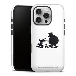 DeinDesign iPhone 16 Pro Handy Panzer Handyh&uuml;lle robuste Outdoor H&uuml;lle Schutzh&uuml;lle gl&auml;nzend Official Licensed Product Obelix Asterix Tough Case