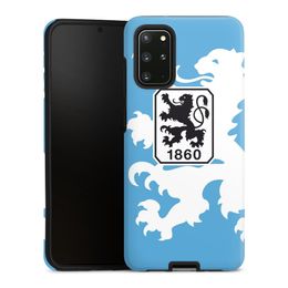 DeinDesign Galaxy S20 Plus Handy Panzer Handyh&uuml;lle robuste Outdoor H&uuml;lle Schutzh&uuml;lle matt Coat Of Arms Tsv 1860 M&uuml;nchen Official Licensed Product Tough Case