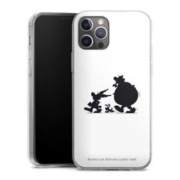 DeinDesign iPhone 12 Pro Handy Silikon H&uuml;lle Case transparent Handyh&uuml;lle Official Licensed Product Obelix Asterix Silikon Case