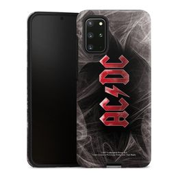 DeinDesign Galaxy S20 Plus Handy Panzer Handyh&uuml;lle robuste Outdoor H&uuml;lle Schutzh&uuml;lle matt Merchandise Acdc Logo Tough Case