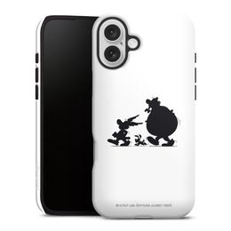 DeinDesign iPhone 16 Plus Handy Panzer Handyh&uuml;lle robuste Outdoor H&uuml;lle Schutzh&uuml;lle matt Official Licensed Product Obelix Asterix Tough Case