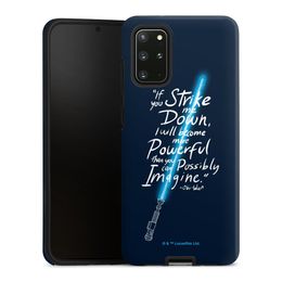 DeinDesign Galaxy S20 Plus Handy Panzer Handyh&uuml;lle robuste Outdoor H&uuml;lle Schutzh&uuml;lle matt Star Wars Obi-Wan Kenobi Lightsaber Tough Case
