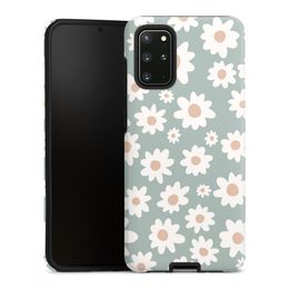 DeinDesign Galaxy S20 Plus Handy Panzer Handyh&uuml;lle robuste Outdoor H&uuml;lle Schutzh&uuml;lle matt Daisy Muster Flowers Tough Case