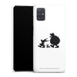 DeinDesign Galaxy A51 Handy Premium Case Smartphone Handyh&uuml;lle Schutzh&uuml;lle gl&auml;nzend Official Licensed Product Obelix Asterix Premium Case