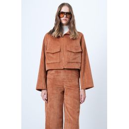 Trend Ala&ccedil;atı Stili Jacke Damen Gr&ouml;&szlig;e XS/S hellbraun Sommerjacke