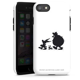 DeinDesign iPhone SE (2020) Handy Panzer Handyh&uuml;lle robuste Outdoor H&uuml;lle Schutzh&uuml;lle gl&auml;nzend Official Licensed Product Obelix Asterix Tough Case