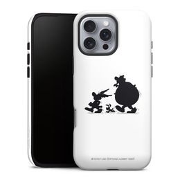 DeinDesign iPhone 16 Pro Max Handy Panzer Handyh&uuml;lle robuste Outdoor H&uuml;lle Schutzh&uuml;lle gl&auml;nzend Official Licensed Product Obelix Asterix Tough Case
