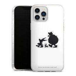 DeinDesign iPhone 13 Pro Max Handy Silikon H&uuml;lle Case transparent Handyh&uuml;lle Official Licensed Product Obelix Asterix Silikon Case