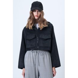 Trend Ala&ccedil;atı Stili Jacke Damen Gr&ouml;&szlig;e S schwarz Sommerjacke