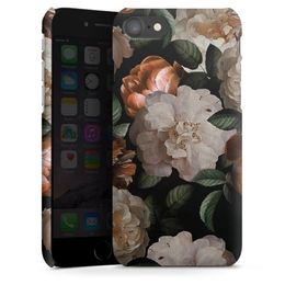 DeinDesign iPhone SE (2020) Handy Premium Case Smartphone Handyh&uuml;lle Schutzh&uuml;lle matt Wallpaper Rose Flower Premium Case