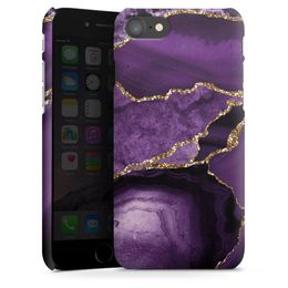 DeinDesign iPhone SE (2020) Handy Premium Case Smartphone Handyh&uuml;lle Schutzh&uuml;lle matt Pink Glitzer Marble Premium Case