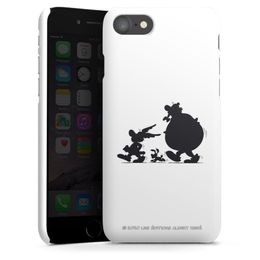 DeinDesign iPhone SE (2020) Handy Premium Case Smartphone Handyh&uuml;lle Schutzh&uuml;lle gl&auml;nzend Official Licensed Product Obelix Asterix Premium Case
