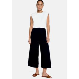 Zero Damen Culotte "Damen mit weitem Bein", blau, Gr. 44, Obermaterial: 100% Polyester, Hosen, Schnallen