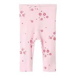 name it Leggings 'NBFNALLINA' Gr&ouml;&szlig;e 56 hellgr&uuml;n / rosa / cranberry