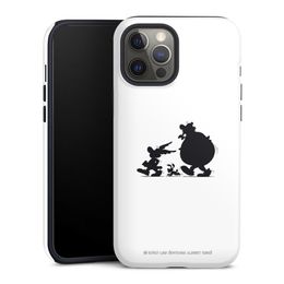 DeinDesign iPhone 12 Pro Max Handy Panzer Handyh&uuml;lle robuste Outdoor H&uuml;lle Schutzh&uuml;lle gl&auml;nzend Official Licensed Product Obelix Asterix Tough Case