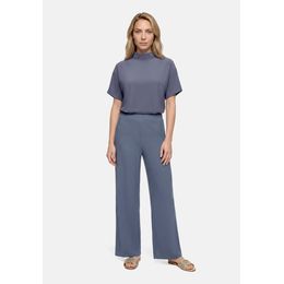 Betty Barclay Damen Schlupfbluse "Damen unifarben", blau, Gr. 46, Obermaterial: 100% Polyester, Blusen