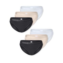 ELLE Slip Damen Gr&ouml;&szlig;e L beige / schwarz / wei&szlig;
