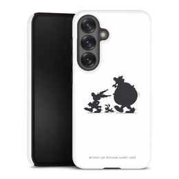 DeinDesign Galaxy S25 Handy Panzer Handyh&uuml;lle robuste Outdoor H&uuml;lle Schutzh&uuml;lle matt Official Licensed Product Obelix Asterix Tough Case
