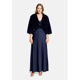 Vera Mont Damen Fellimitatjacke "Damen mit Rundhalsausschnitt", grau, Gr. 34, Obermaterial: 100% Polyester. Futter: 100% Polyester, Jacken