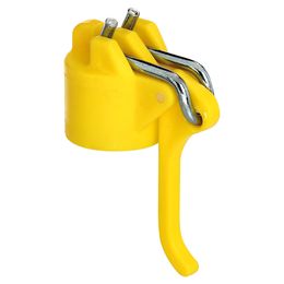 Leinenspanner gelb Kunststoff &Oslash; 42 mm