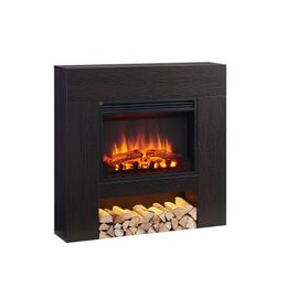 CrownFlame Elektrokamin 'Chloe' dunkelbraun 2 kW