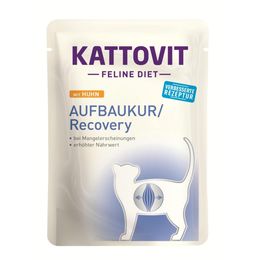 Kattovit Katzennassfutter 'Feline Diet' Aufbaukur mit Huhn Adult 85 g