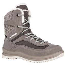 Lowa Damen Winterstiefel "ELLA GORE-TEX HI JR", Gr. 32, grau, Leder, Synthetik, Textil, Schuhe, Winterschuhe, Winterboots, wasserdicht, gef&uuml;ttert,