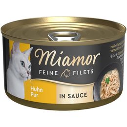 Miamor Katzennassfutter 'Feine Filets' Huhn Pur in Sauce Adult 85 g
