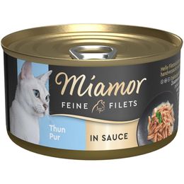 Miamor Katzennassfutter 'Feine Filets' Thunfisch & Gem&uuml;se in Sauce Adult 85 g