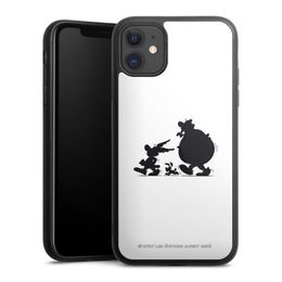 DeinDesign iPhone 11 Handy Gallery Case Handyh&uuml;lle 9H Geh&auml;rtetes Glas R&uuml;ckseite H&uuml;lle Official Licensed Product Obelix Asterix Gallery Case
