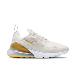 Nike Sportswear Damen Sneaker "Nike Air Max 270", Gr. 38light bone, metallic gold, wei&szlig;, Synthetik, Textil, Schuhe