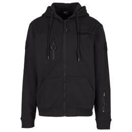 Brandit Herren Bomberjacke "Brandit Tactical Sweat Jacket", schwarz, Gr. XXL, unifarben, 100% Nylon, Jacken