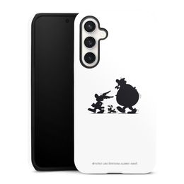 DeinDesign Galaxy S23 FE Handy Panzer Handyh&uuml;lle robuste Outdoor H&uuml;lle Schutzh&uuml;lle gl&auml;nzend Official Licensed Product Obelix Asterix Tough Case
