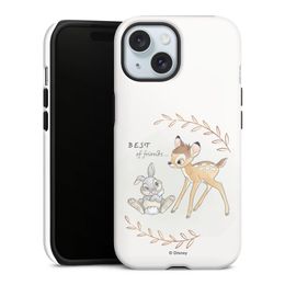 DeinDesign iPhone 15 Handy Panzer Handyh&uuml;lle robuste Outdoor H&uuml;lle Schutzh&uuml;lle matt Bambi Disney Official Licensed Product Tough Case