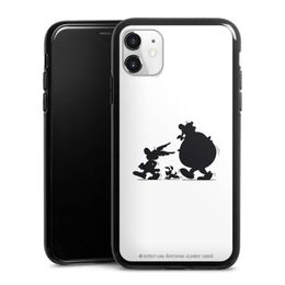 DeinDesign iPhone 11 Handy Silikon H&uuml;lle Case schwarz Handyh&uuml;lle Official Licensed Product Obelix Asterix