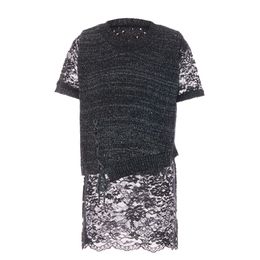 Sidona Pullover Damen Gr&ouml;&szlig;e XS/S schwarz / schwarzmeliert