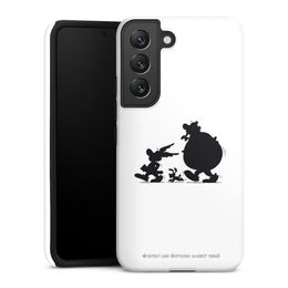 DeinDesign Galaxy S22 Handy Panzer Handyh&uuml;lle robuste Outdoor H&uuml;lle Schutzh&uuml;lle matt Official Licensed Product Obelix Asterix Tough Case