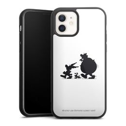 DeinDesign iPhone 12 Handy Gallery Case Handyh&uuml;lle 9H Geh&auml;rtetes Glas R&uuml;ckseite H&uuml;lle Official Licensed Product Obelix Asterix Gallery Case